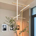 Modern Minimalist Geometric Space Lines Light Pendant Lights Creative ...