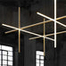 Modern Minimalist Geometric Space Lines Light Pendant Lights Creative ...