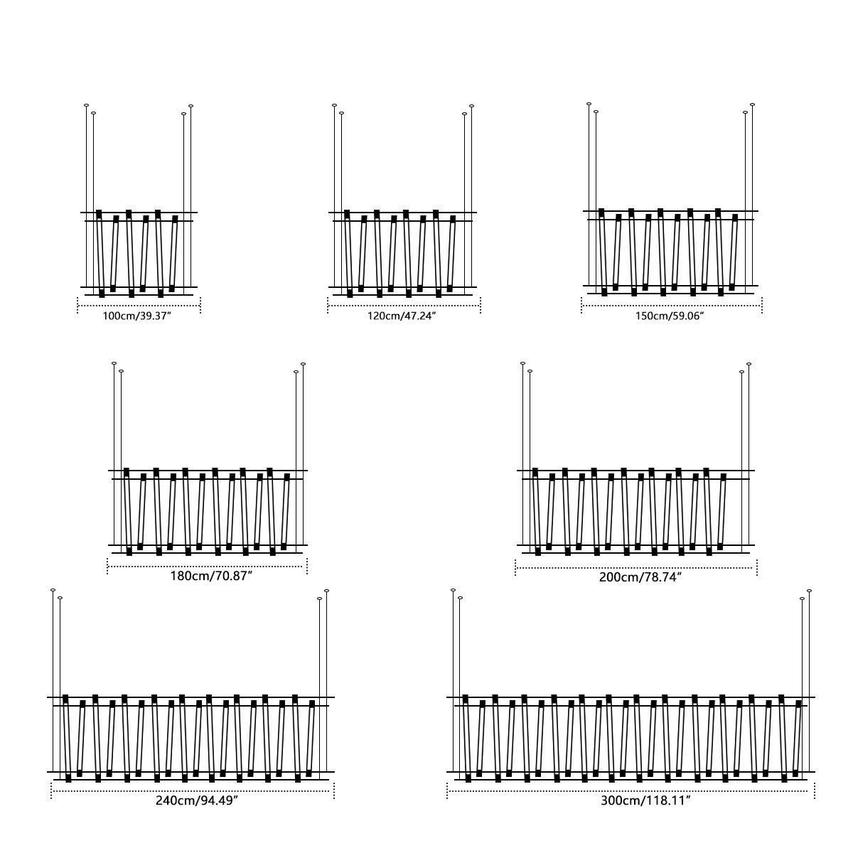 Modern Minimalist X Glass Long Strip LED Light Combination Bar Fishbone ...