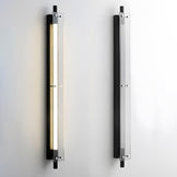 Modern Nordic Minimalist Glass Long Strip LED Indoor Wall Sconce ...
