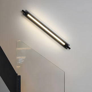 Modern Nordic Minimalist Glass Long Strip LED Indoor Wall Sconce ...