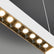 Modern Minimalist Grille LED Long Strip Hanging Light Pendant Lamp ...