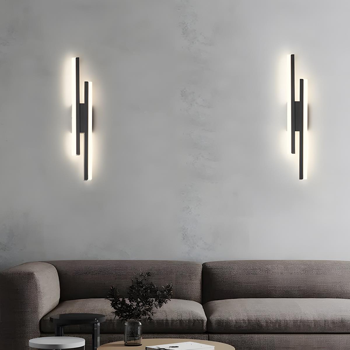 Cretive Modern Minimalist Nordic H-Shape Long Strip LED Wall Sconce ...