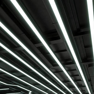 Modern Sky Line Minimalist LED Long Strip Pendant Lights Ceiling Lamp ...