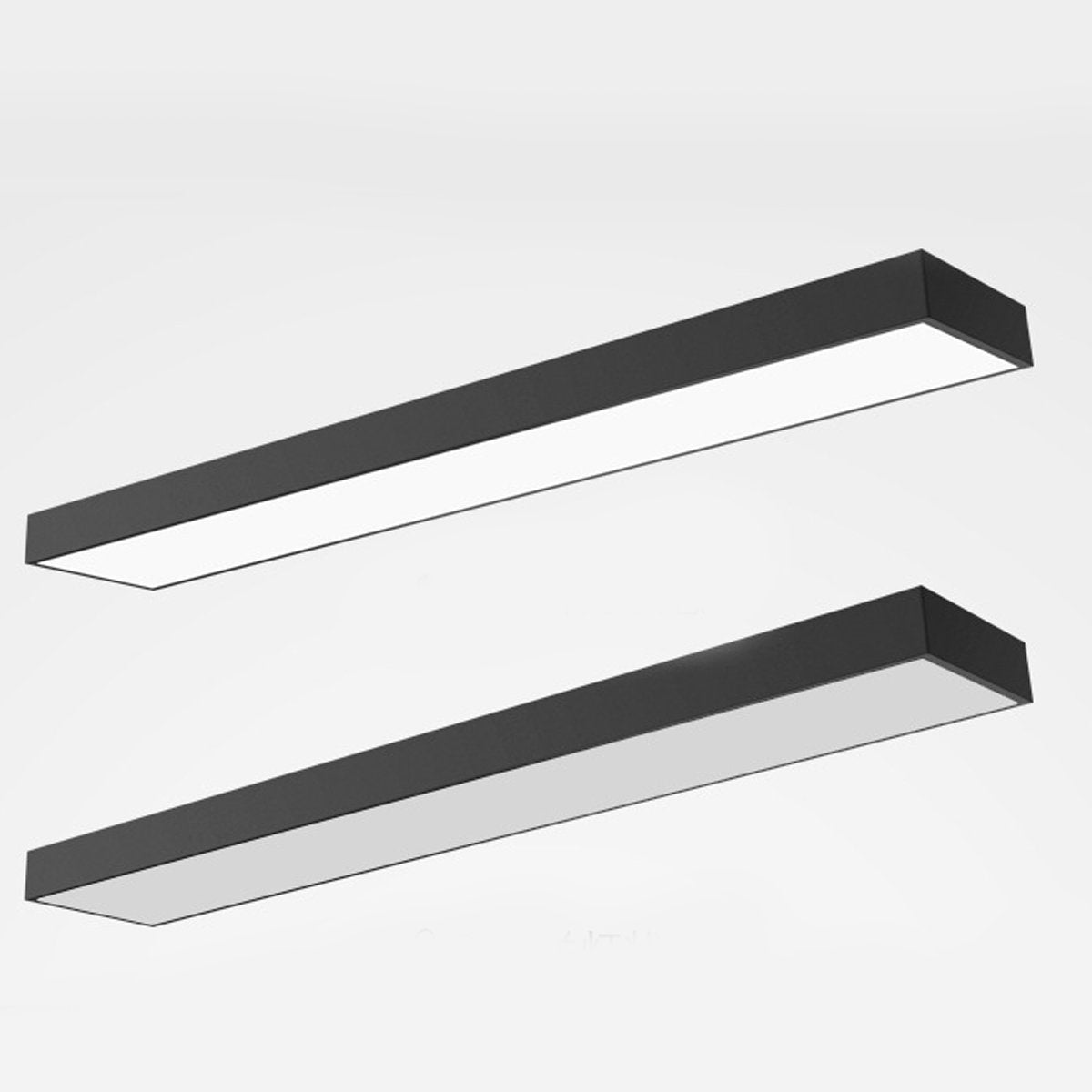 Modern Sky Line Minimalist LED Long Strip Pendant Lights Ceiling Lamp ...