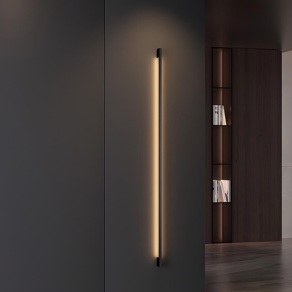 Modern Minimalist LED Strip Indoor Wall Sconce Lighting Wall Lamp ...