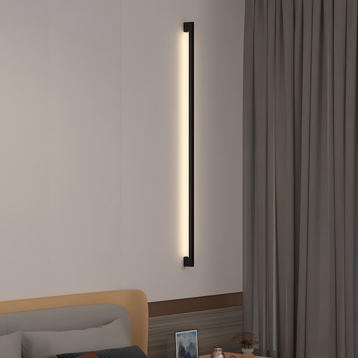 Modern Minimalist LED Strip Indoor Wall Sconce Lighting Wall Lamp ...