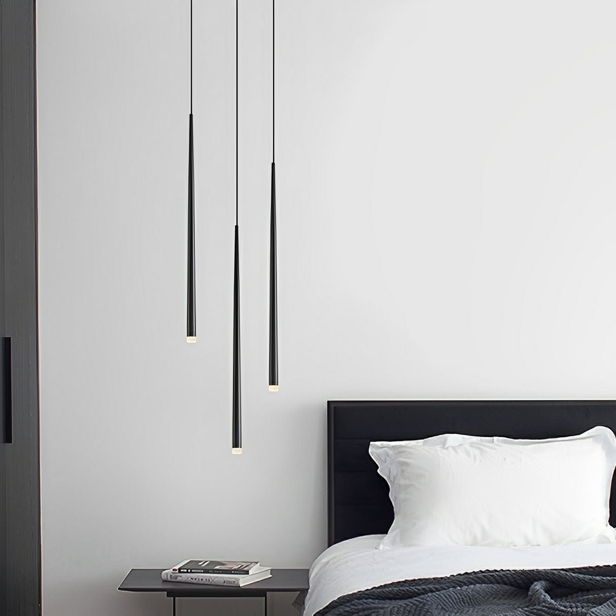 Modern Minimalist LED Linear Bar Pendant Light — Long Strip – Flyachilles