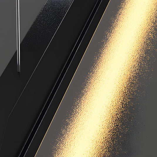 Modern Minimalist Long Strip Line Light LED Pendant Lights Hanging ...