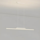 Modern Minimalist Long Strip Line Light LED Pendant Lights Hanging ...