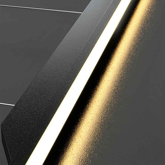 Modern Minimalist Long Strip Line Light LED Pendant Lights Hanging ...