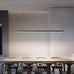 Modern Minimalist Long Strip Light Pendant Lights Up And Down ...
