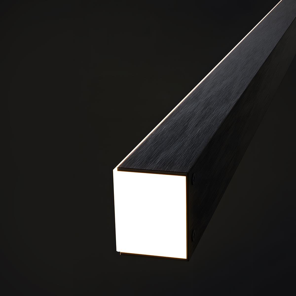Modern Minimalist Long Strip Light Pendant Lights Up And Down ...