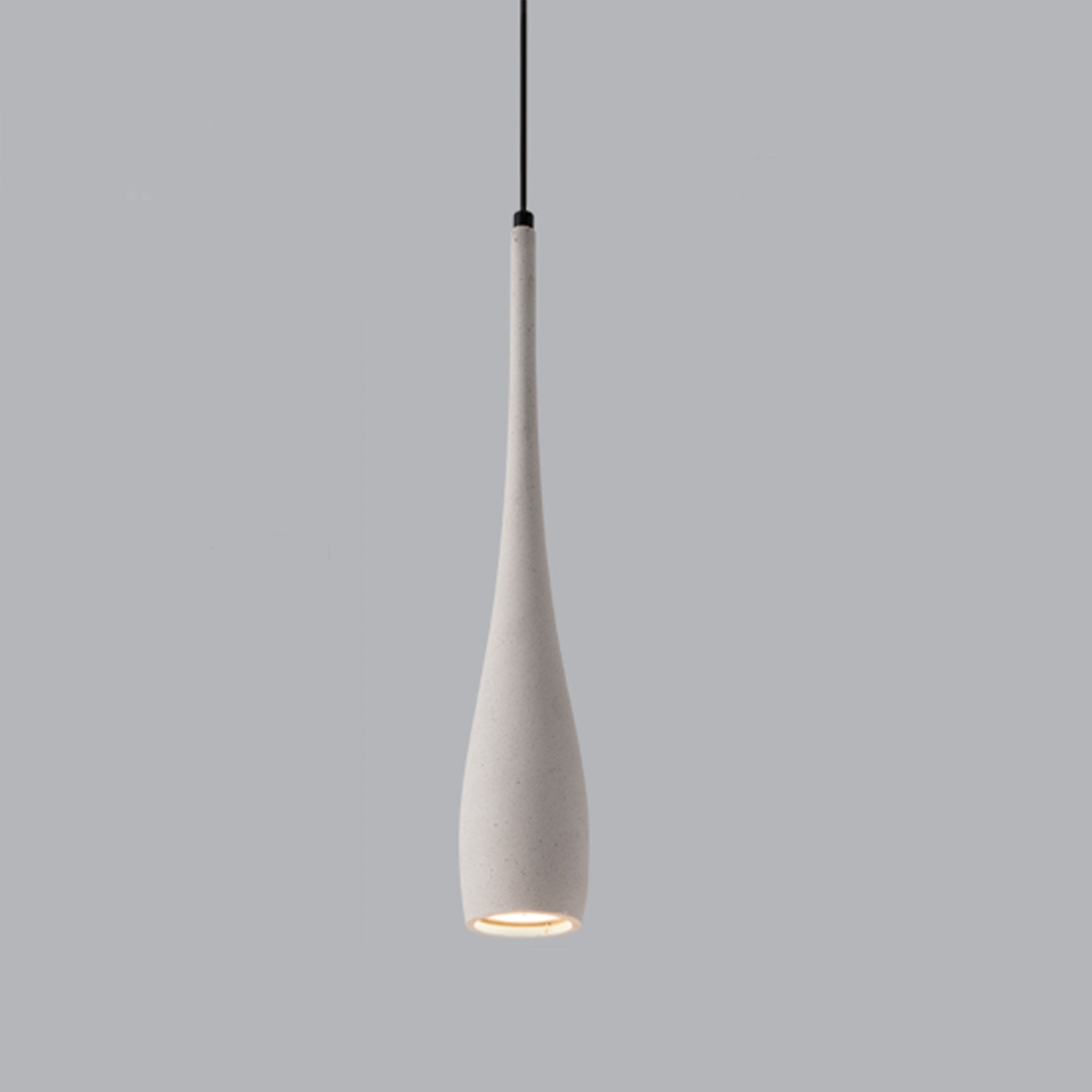 Modern Minimalist Water Drop Indoor Cement LED Pendant Lights Ceiling ...