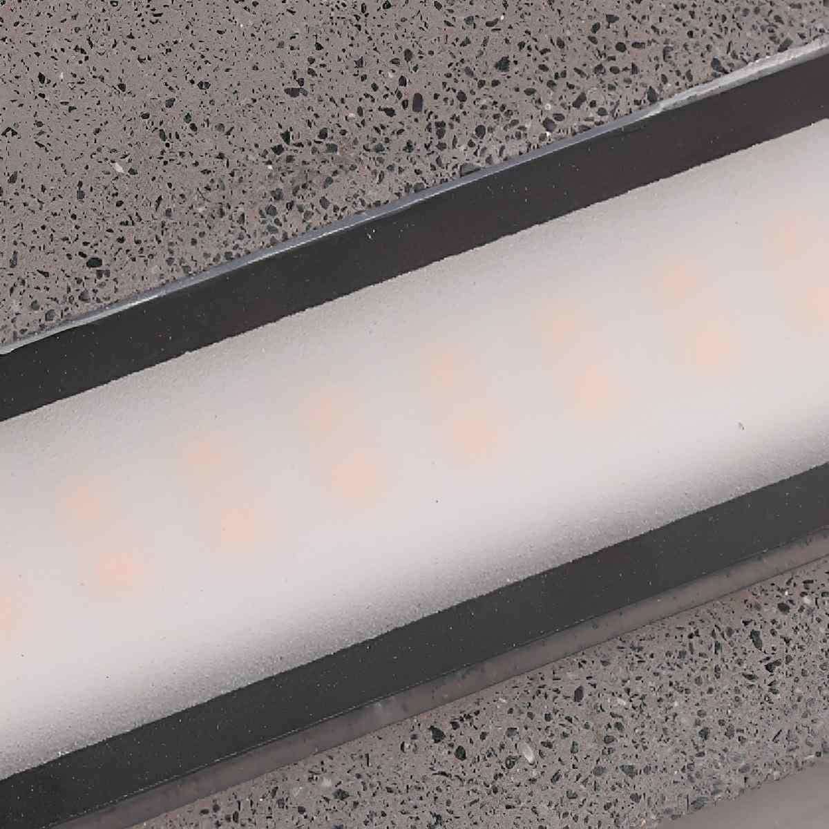 Modern Minimalist Waterproof Outdoor Cement Long Dome LED Porch Light ...
