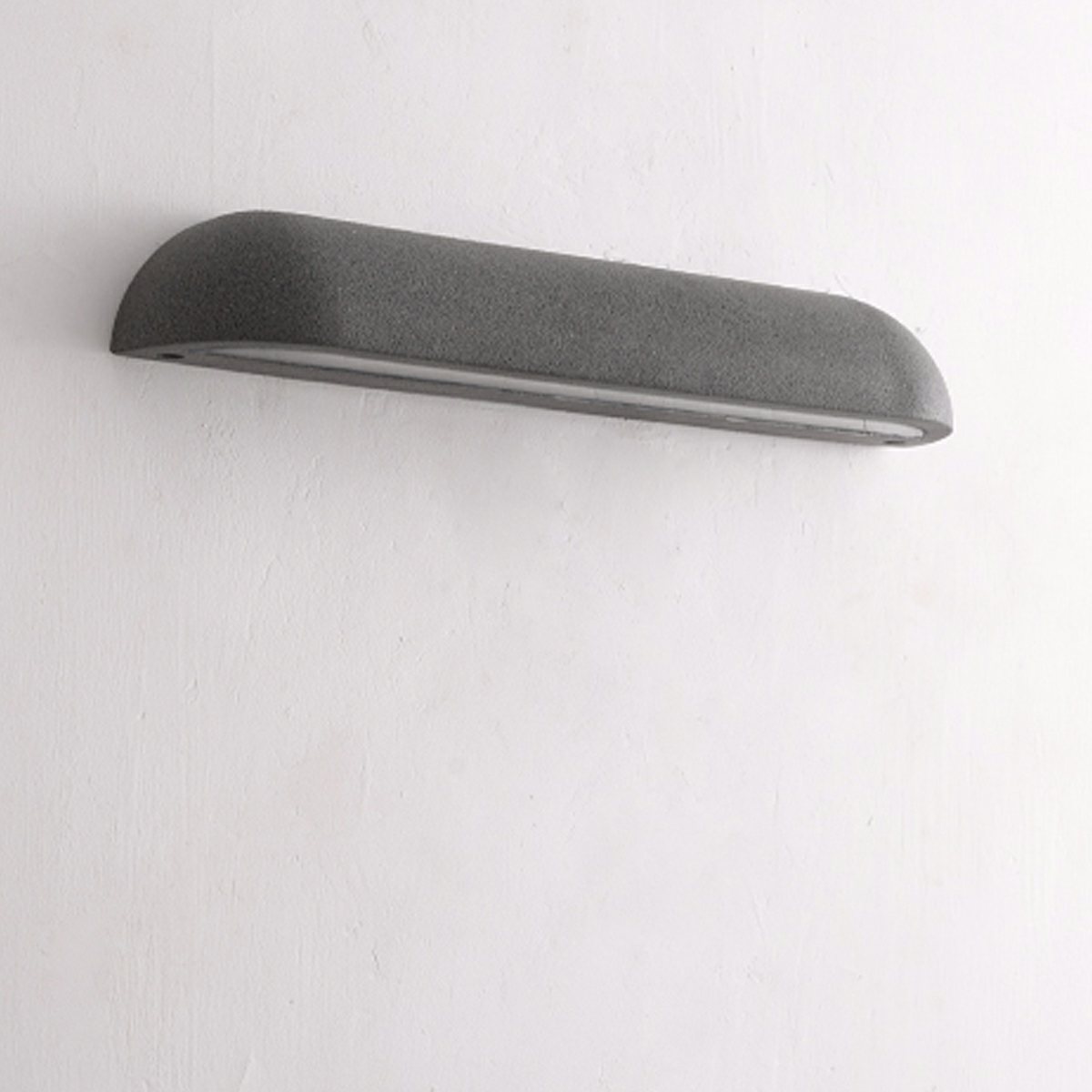 Modern Minimalist Waterproof Outdoor Cement Long Dome LED Porch Light ...
