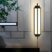 Modern Rectangular LED Wall Light Matt Black Wall Sconce Lighting ...