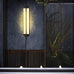 Modern Rectangular LED Wall Light Matt Black Wall Sconce Lighting ...