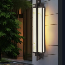 Modern Rectangular LED Wall Light Matt Black Wall Sconce Lighting ...