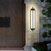 Modern Rectangular LED Wall Light Matt Black Wall Sconce Lighting ...