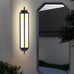 Modern Rectangular LED Wall Light Matt Black Wall Sconce Lighting ...