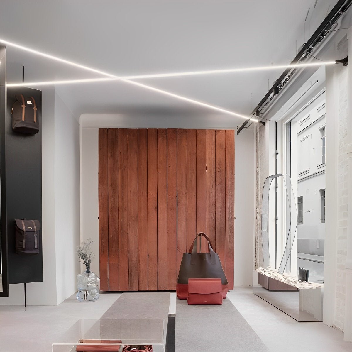 Modern Minimalist Rotatable Skyline Linear LED Strip Lights Tape Light ...