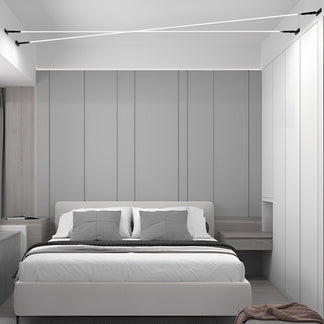 Modern Minimalist Rotatable Skyline Linear LED Strip Lights Tape Light ...