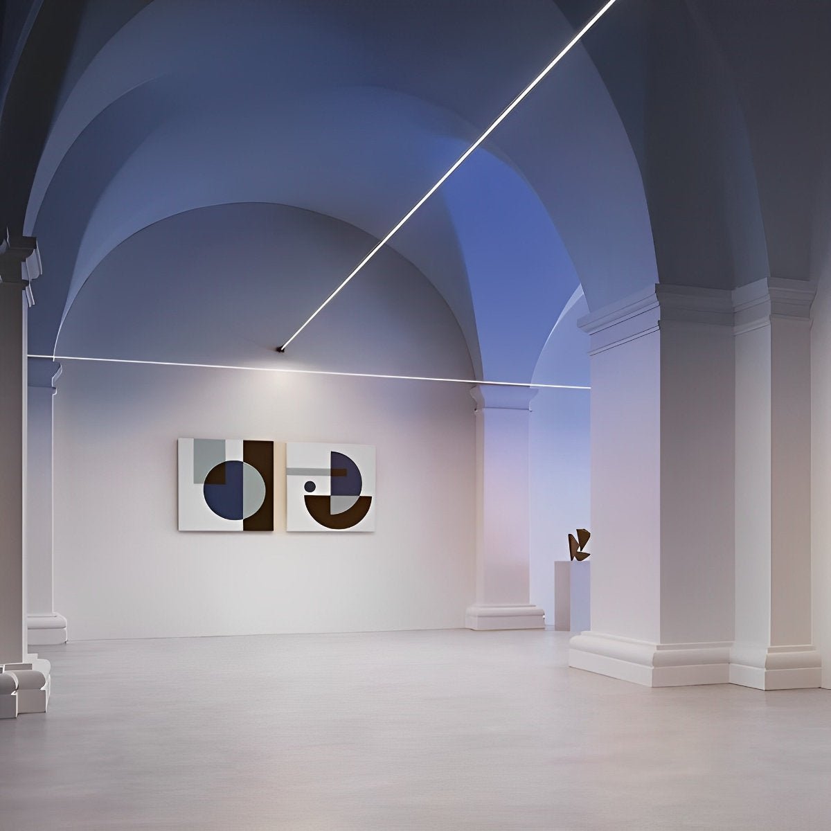 Modern Minimalist Rotatable Skyline Linear LED Strip Lights Tape Light ...