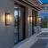 Modern Solar Waterproof Cylinder Striped Glass Outdoor LED Porch Wall Sconce Lighting Wall Lamp ...