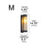 Modern Solar Waterproof Cylinder Striped Glass Outdoor LED Porch Wall Sconce Lighting Wall Lamp ...