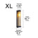Modern Solar Waterproof Cylinder Striped Glass Outdoor LED Porch Wall Sconce Lighting Wall Lamp ...