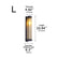 Modern Solar Waterproof Cylinder Striped Glass Outdoor LED Porch Wall Sconce Lighting Wall Lamp ...
