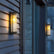 Modern Solar Waterproof Cylinder Striped Glass Outdoor LED Porch Wall Sconce Lighting Wall Lamp ...
