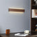 Modern Minimalist Walnut Solid Wood Rectangular LED Indoor Wall Sconce ...