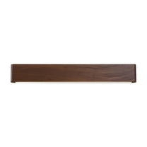 Modern Minimalist Walnut Solid Wood Rectangular LED Indoor Wall Sconce ...