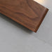 Modern Minimalist Walnut Solid Wood Rectangular LED Indoor Wall Sconce ...