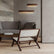 Modern Minimalist Walnut Solid Wood Rectangular LED Indoor Wall Sconce ...