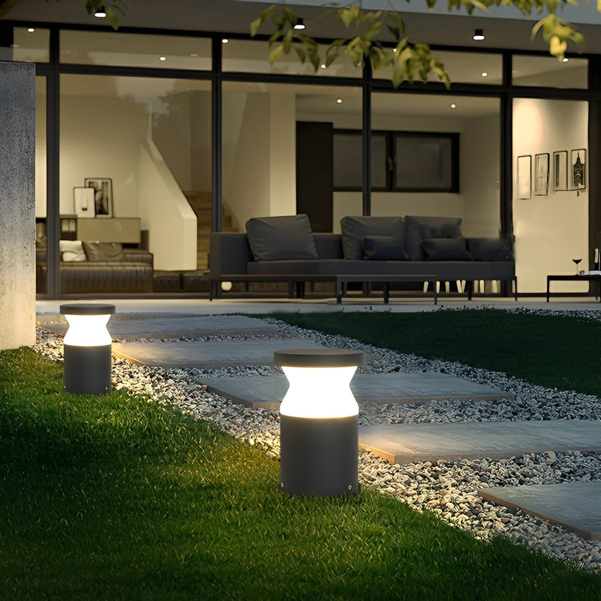 Modern Waterproof Cylinder Outdoor LED Lawn Pathway Lights – Flyachilles