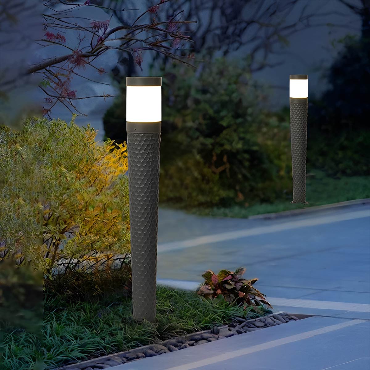 Modern Cylinder Lawn Lights - Waterproof Outdoor LED Pillar – Flyachilles