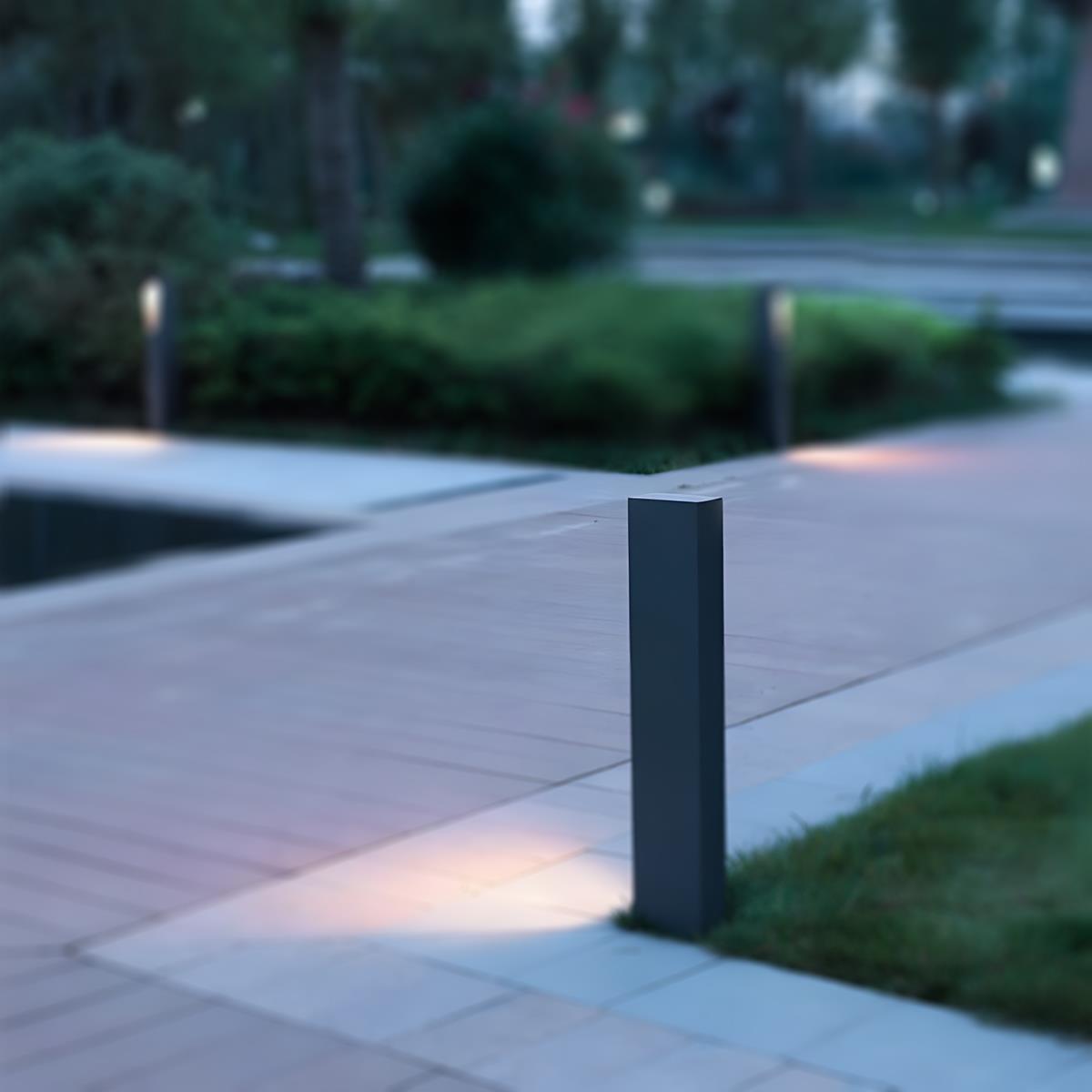 Waterproof Rectangular LED Outdoor Post & Column Lights – Minimalist ...