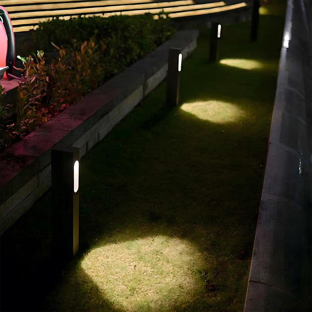 Waterproof Rectangular LED Outdoor Post & Column Lights – Minimalist ...