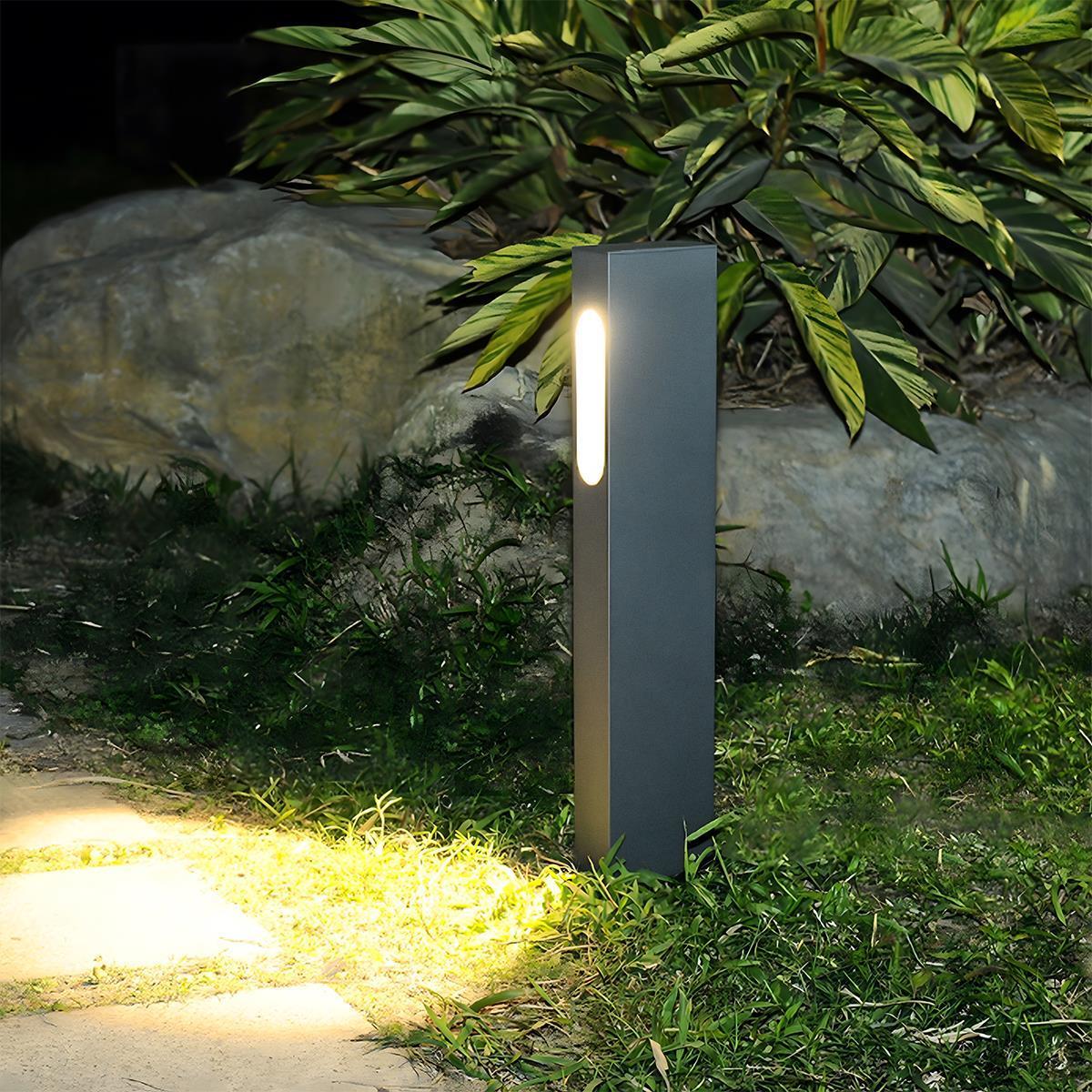 Waterproof Rectangular LED Outdoor Post & Column Lights – Minimalist ...