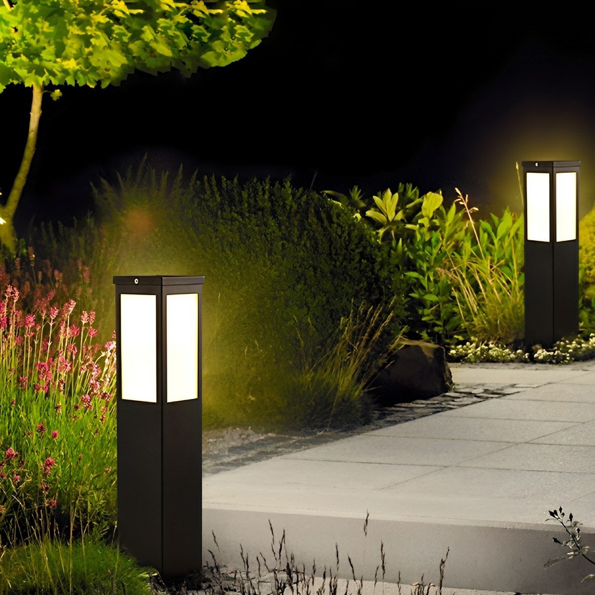 Waterproof Outdoor Rectangular LED Landscape Path Lights – Flyachilles