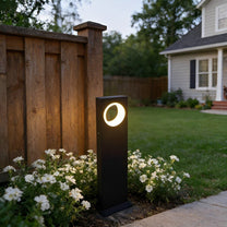 Modern Waterproof Ring Hollow Round Pathway Light LED Outdoor Lawn ...