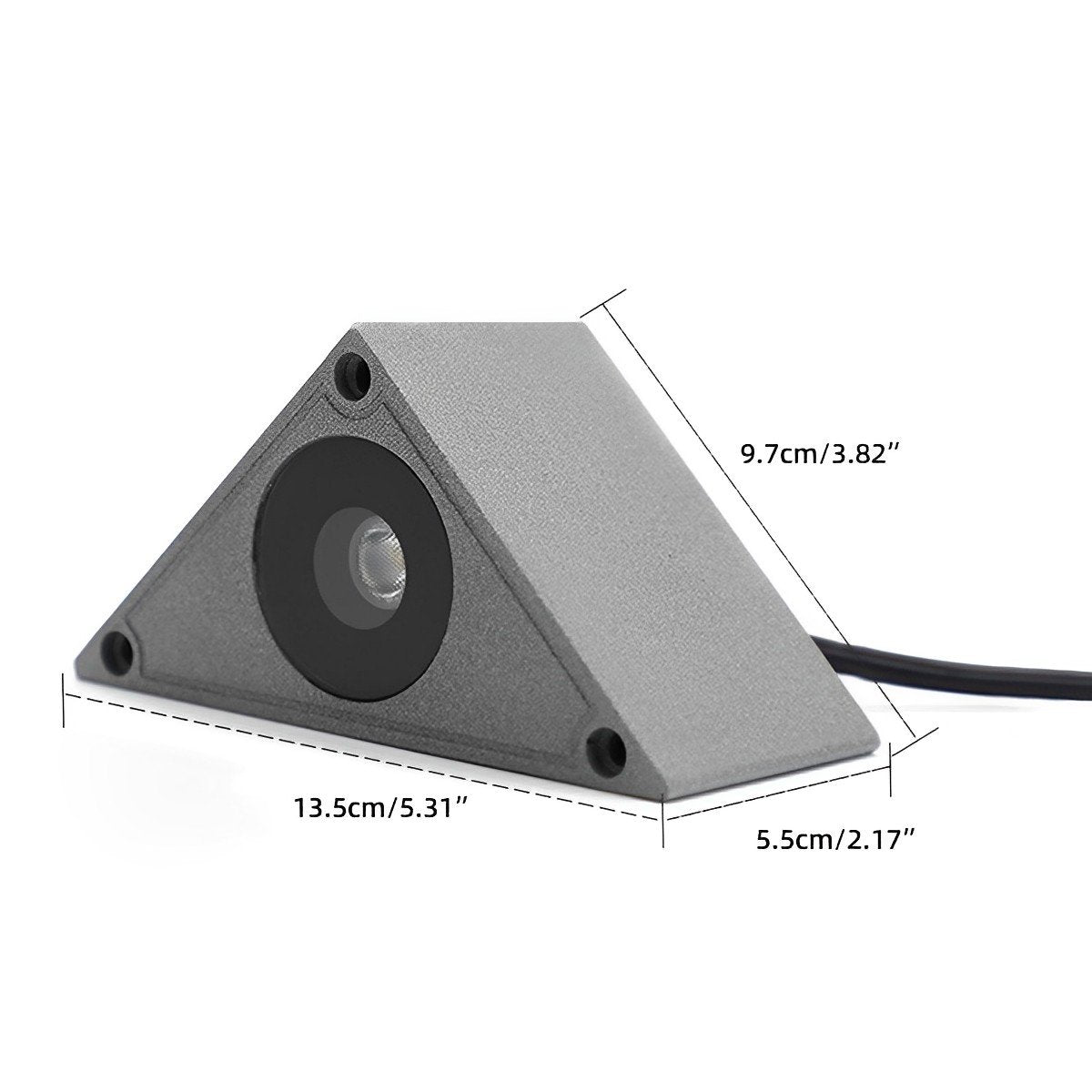 Outdoor Waterproof Recessed Light Stairs Corner LED Wall Lights Drive ...