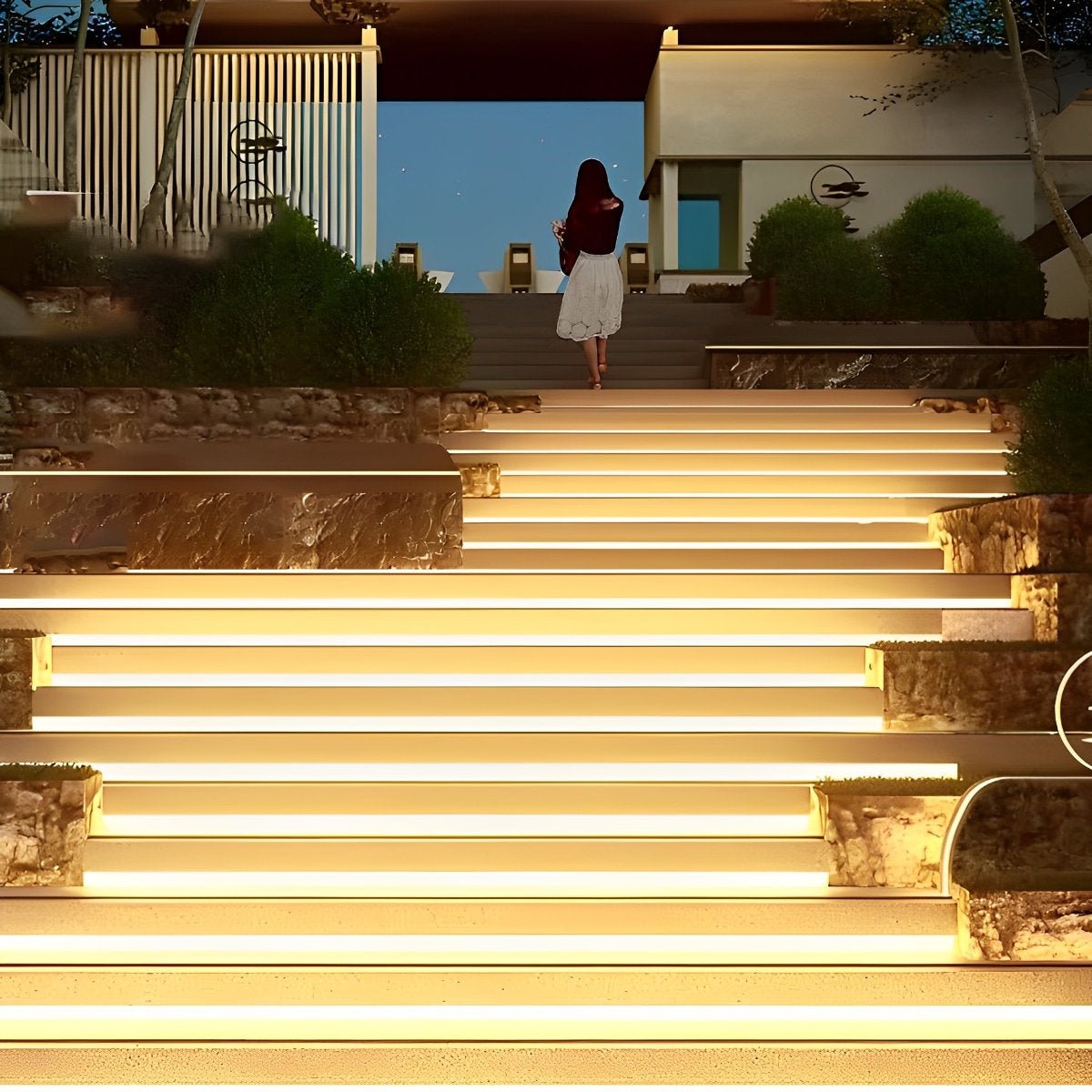 Rececessed Outdoor Modern Flexible LED Strip Light Waterproof Linear ...