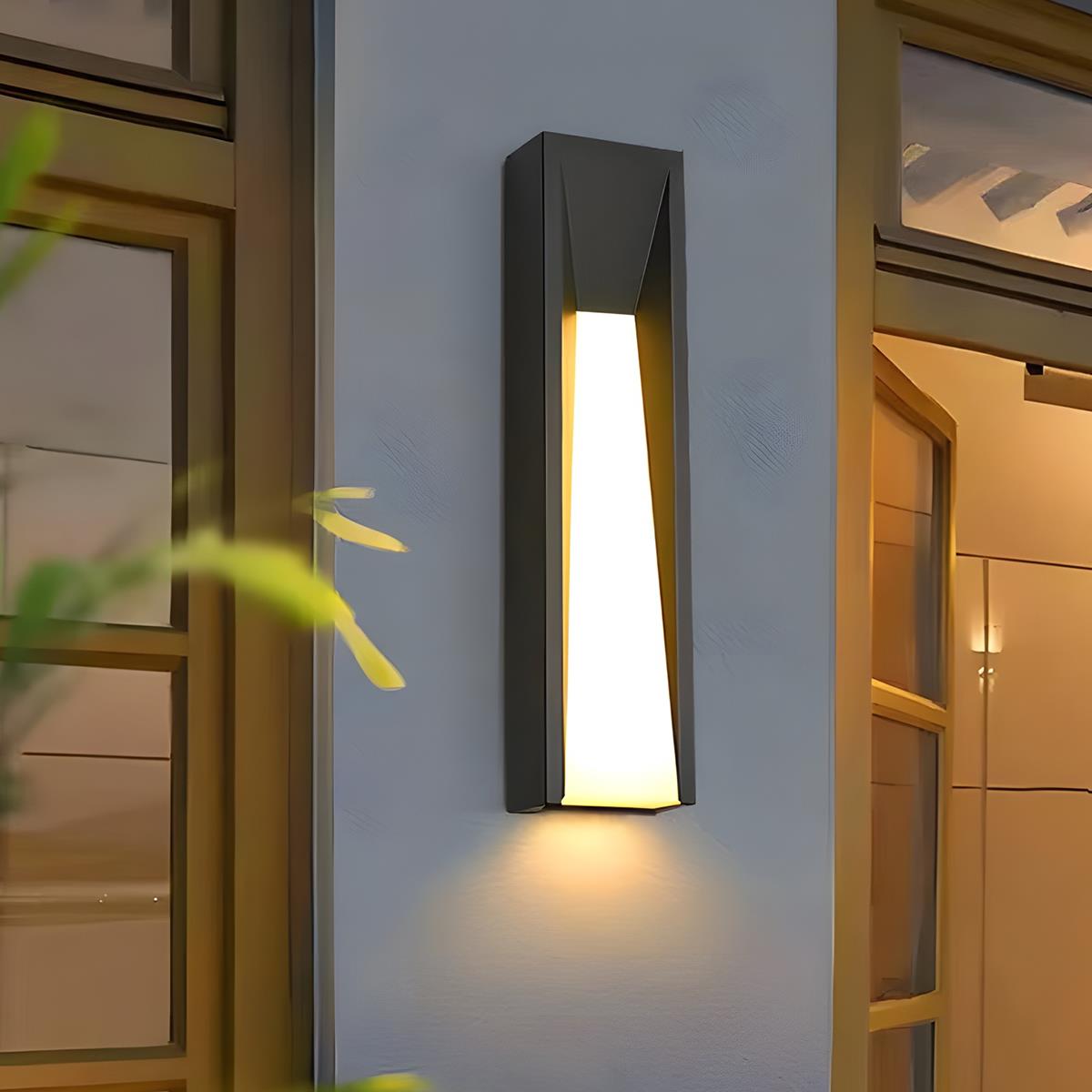 Rectangle LED Waterproof Modern Wall Sconces Lighting Exterior Lights ...