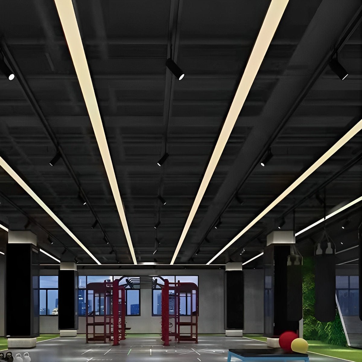 Rectangle Linear LED Strip Modern Minimalist Recessed Ceiling Lights ...