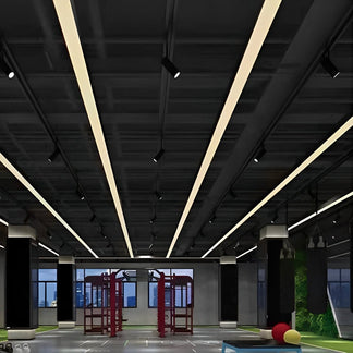 Rectangle Linear LED Strip Modern Minimalist Recessed Ceiling Lights ...