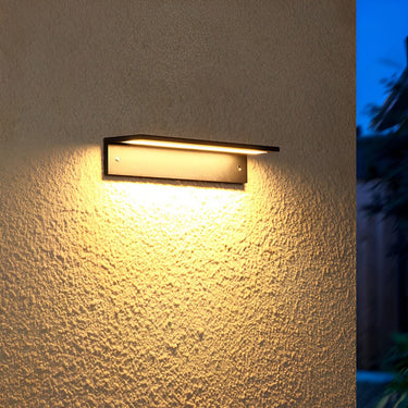 Rectangle Waterproof Modern Minimalist Outdoor Wall Porch Lights Wall ...